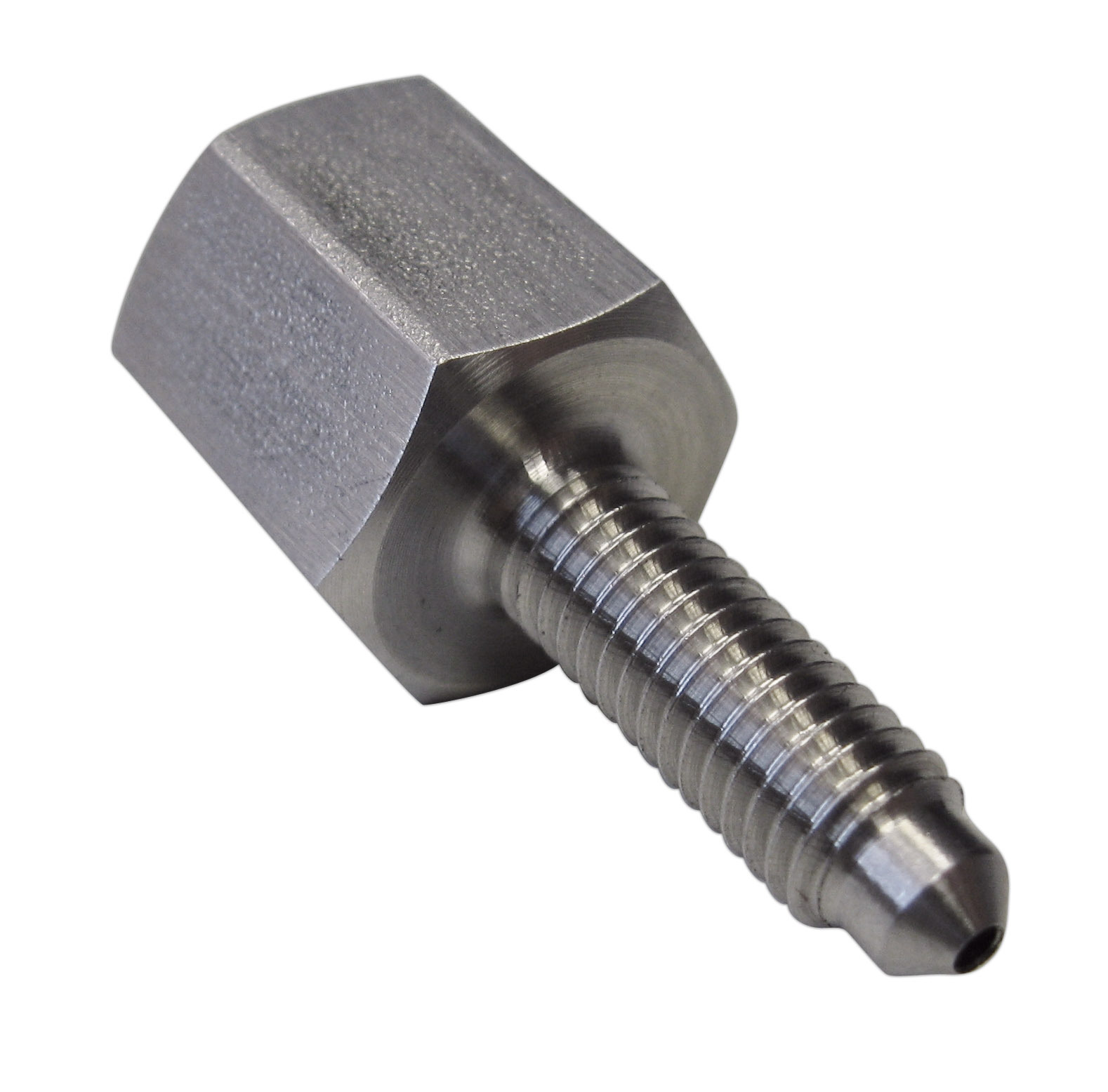 Adapter M6 to 1/8 inch stainless steel - Esders GmbH