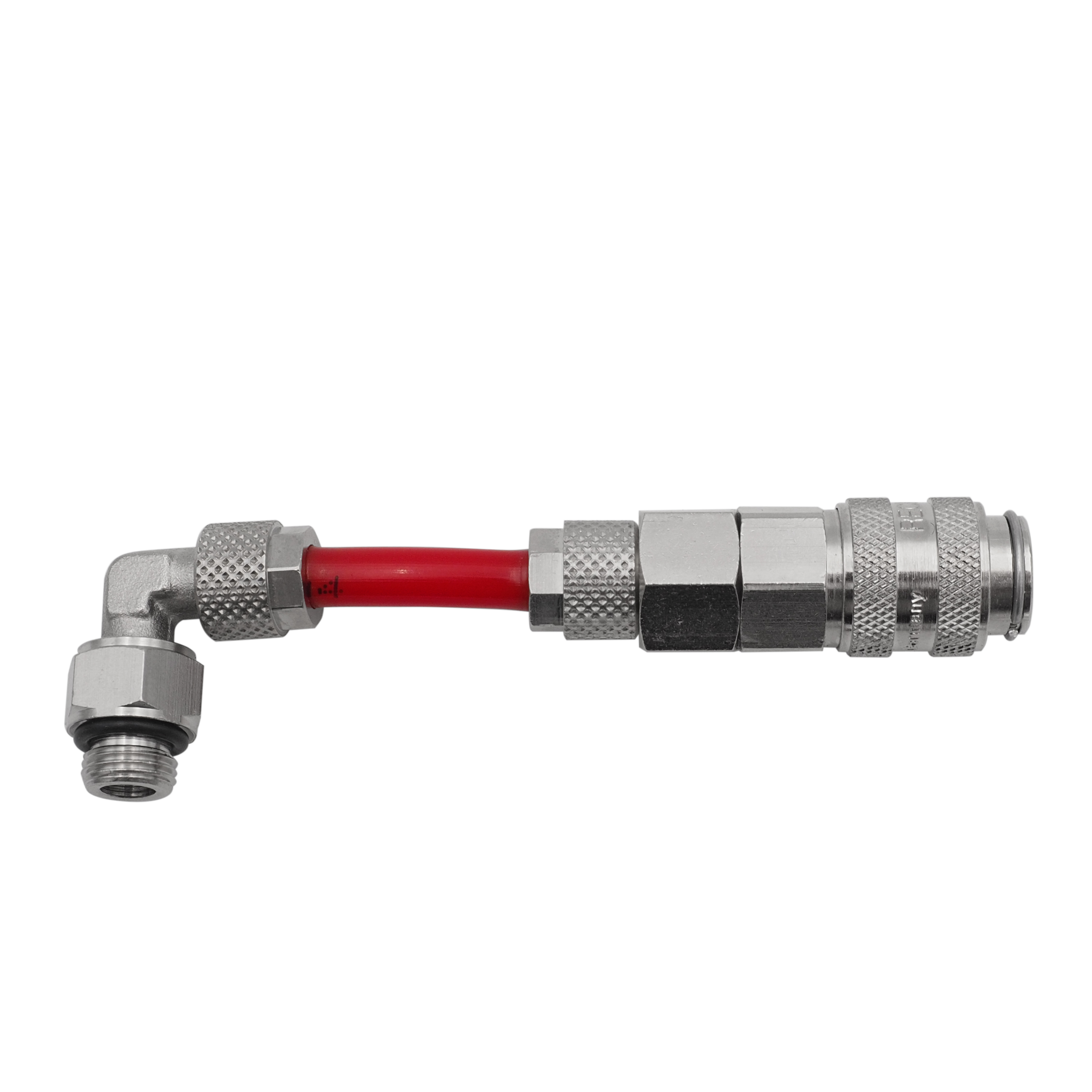 Adapter test coupling S21K to 1/8" inch angled - Esders GmbH